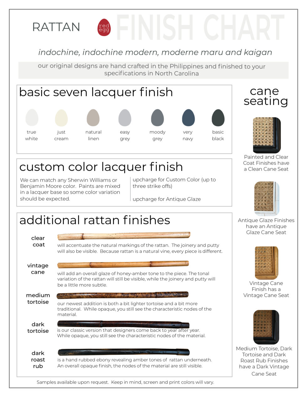 indochine modern skipper mirror - red egg furniture